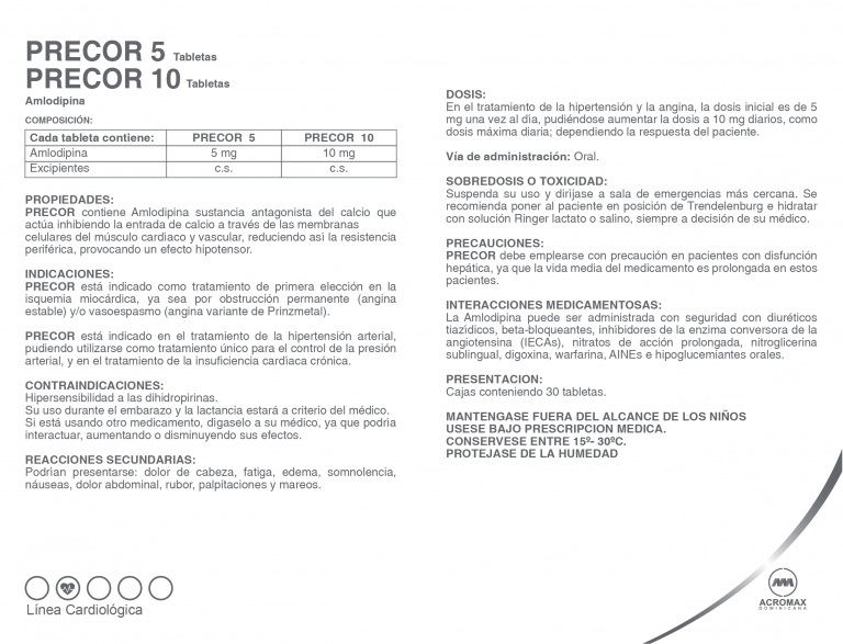 PRECOR 10 – Acromax Dominicana