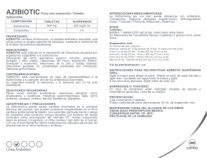 AZIBIOTIC TABLETAS – Acromax Dominicana