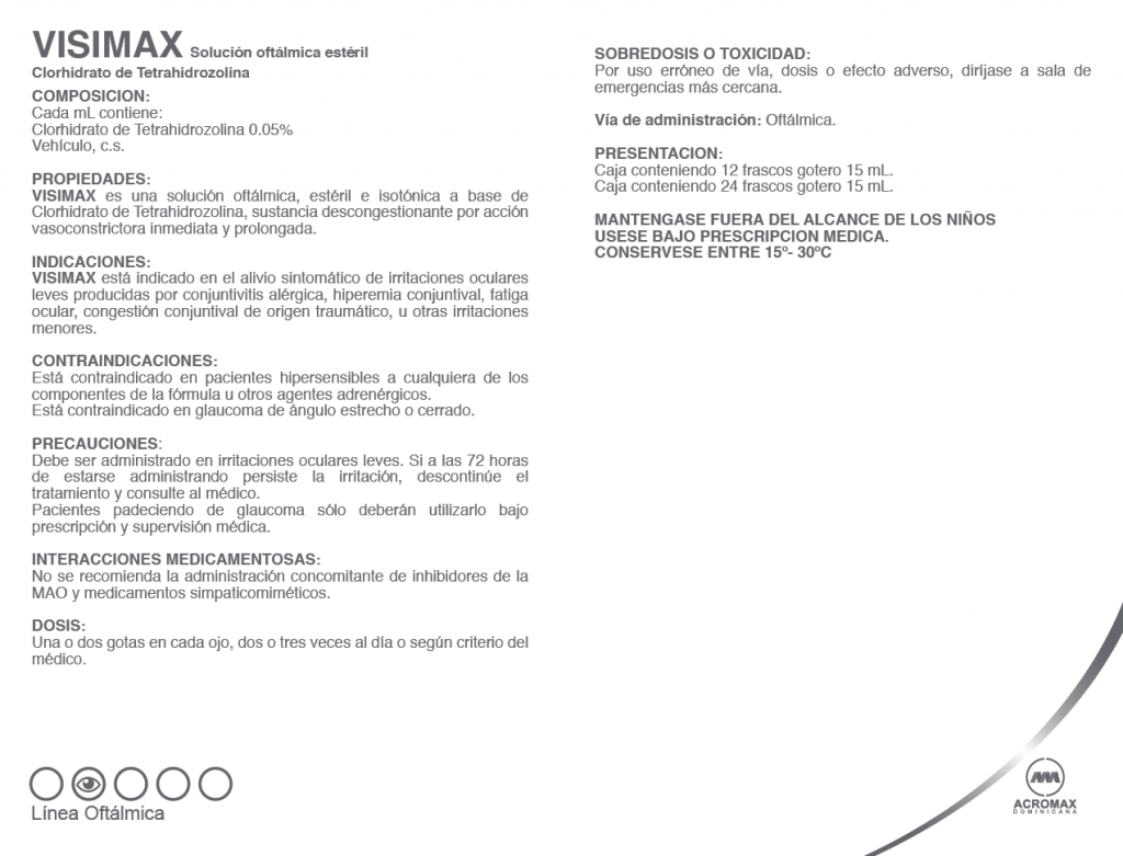 VISIMAX – Acromax Dominicana
