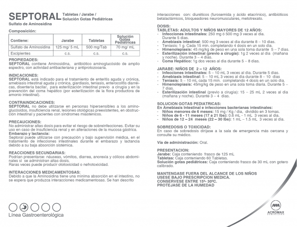 SEPTORAL 500 – Acromax Dominicana