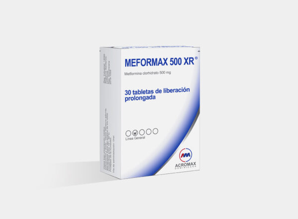 MEFORMAX 500 XR – Acromax Dominicana