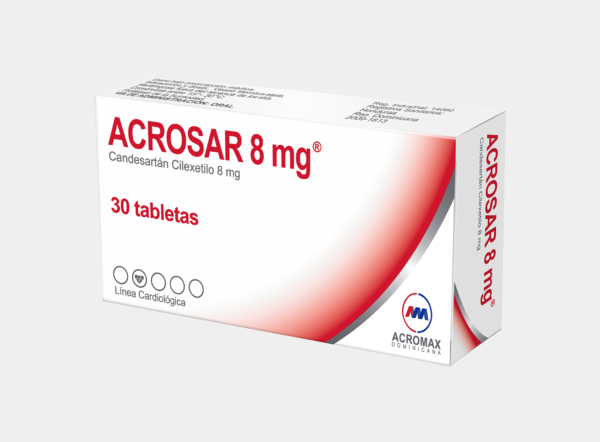 ACROSAR 8 mg – Acromax Dominicana