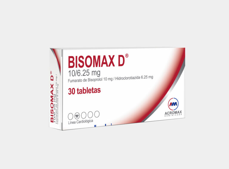 BISOMAX D 10/6.25 mg – Acromax Dominicana