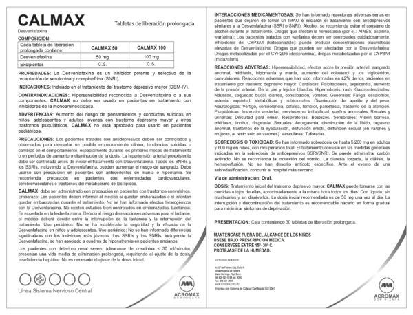 CALMAX 50 – Acromax Dominicana
