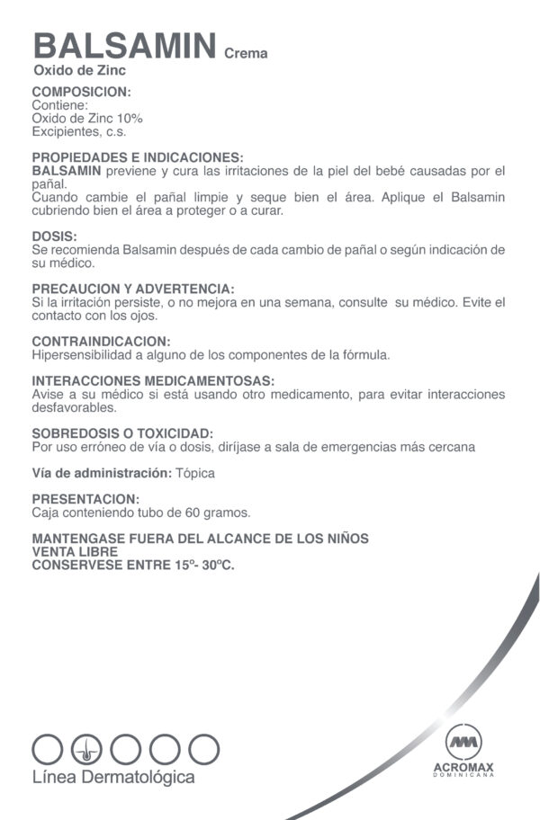 BALSAMIN – Acromax Dominicana