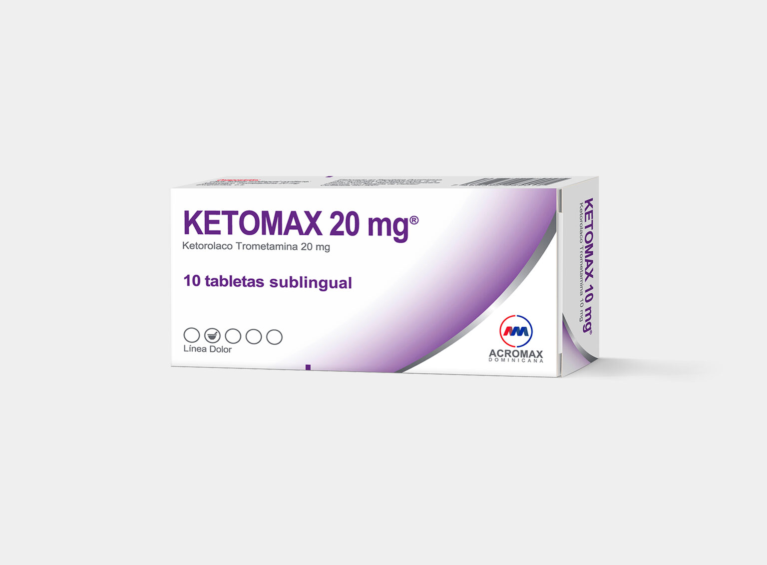 KETOMAX 20 mg SUBLINGUAL – Acromax Dominicana