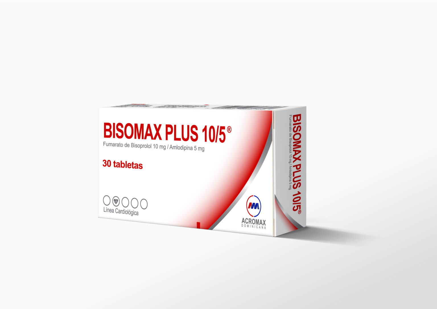 BISOMAX PLUS 10/5 mg – Acromax Dominicana