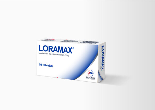 LORAMAX TABLETAS – Acromax Dominicana
