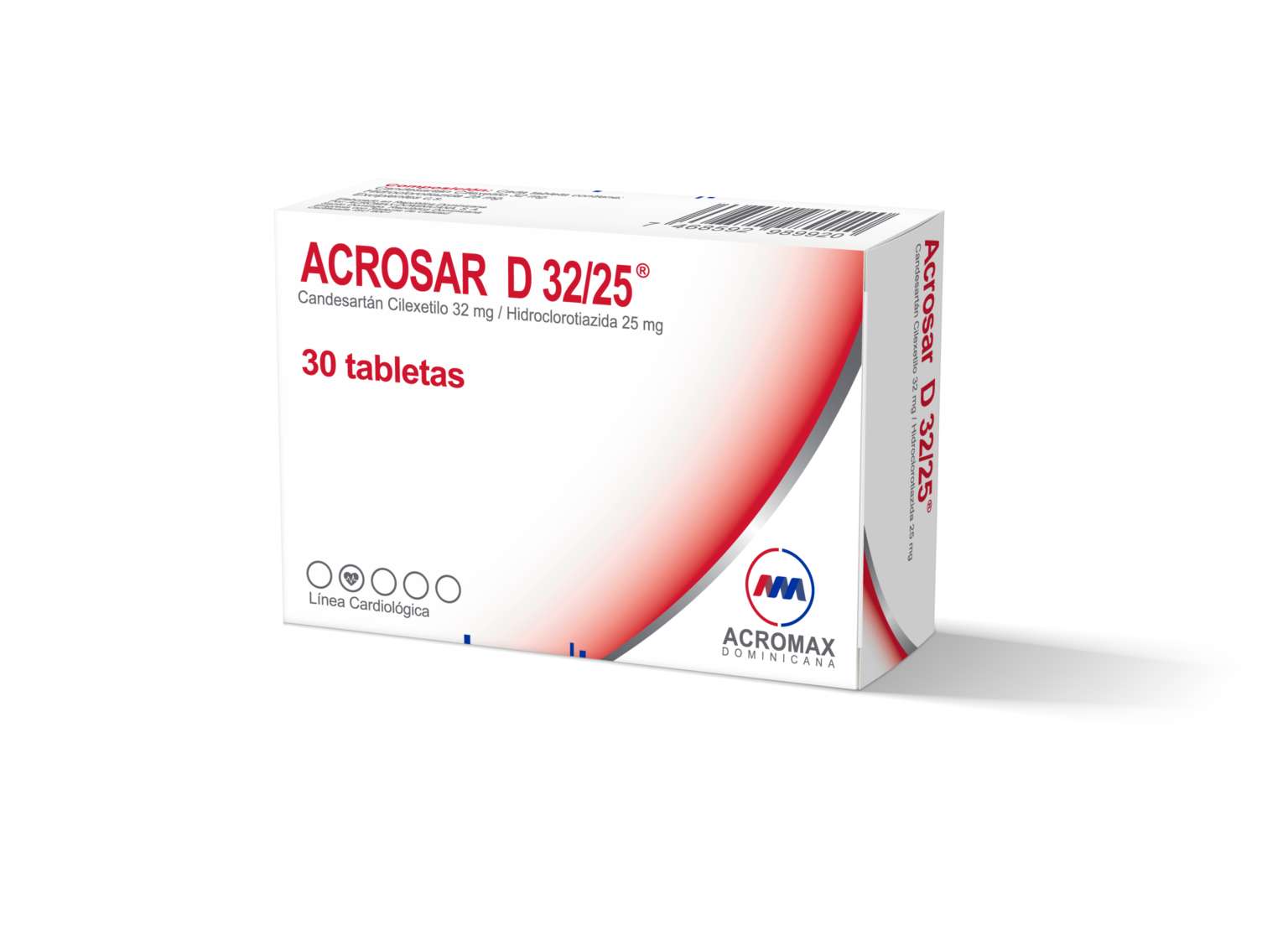 ACROSAR D 32/25 mg – Acromax Dominicana
