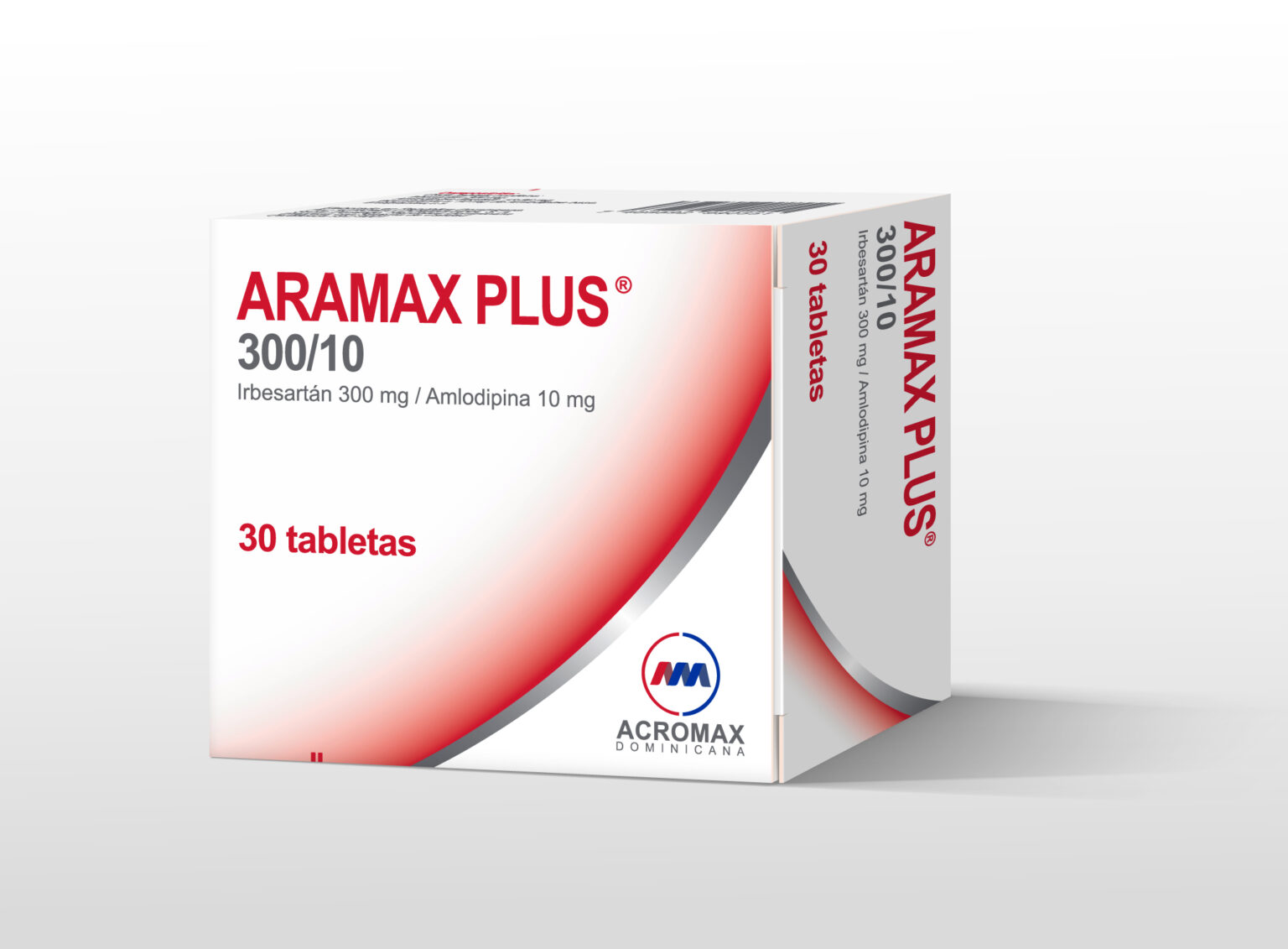 ARAMAX PLUS 300/10 mg – Acromax Dominicana