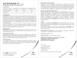 ACROSAR D 32/25 mg – Acromax Dominicana