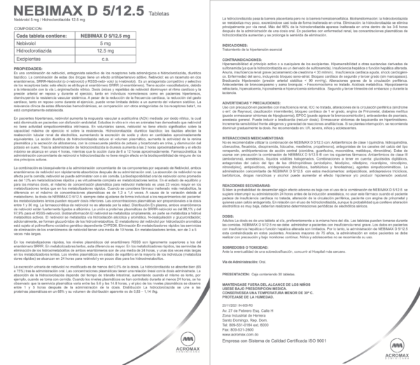 NEBIMAX D 5/12.5 – Acromax Dominicana