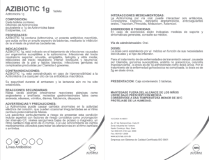 AZIBIOTIC 1G – Acromax Dominicana