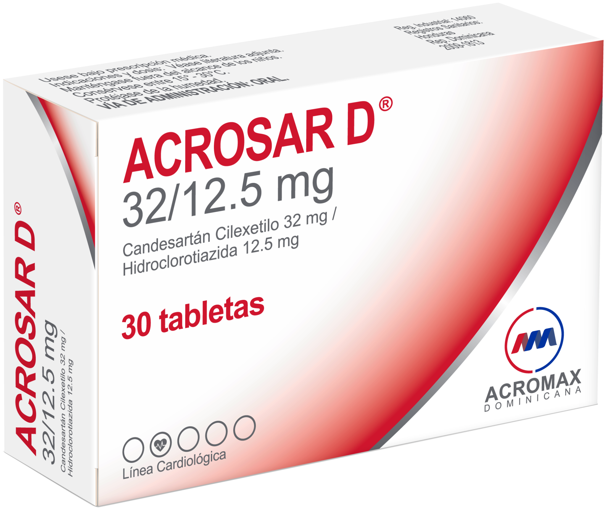 ACROSAR D 32/12.5 – Acromax Dominicana